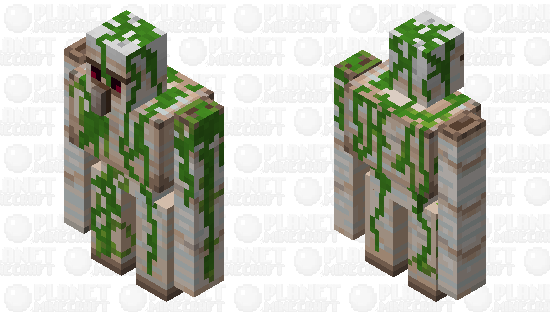 Iron Golem Vines Minecraft Mob Skin