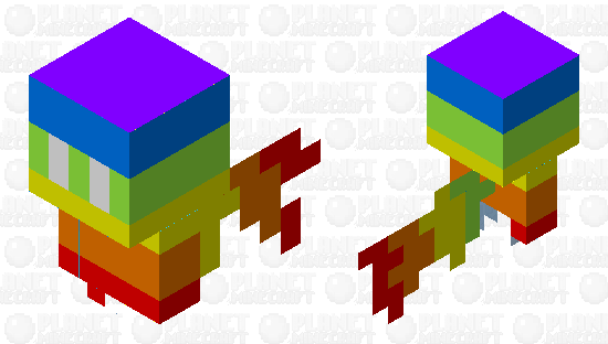 Rainbow Allay Minecraft Mob Skin