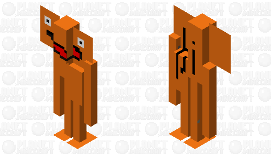 very derpy creaking Minecraft Mob Skin