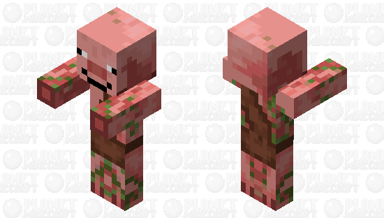 happy zombie pigman Minecraft Mob Skin