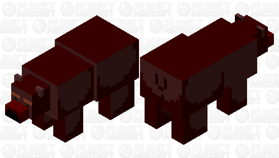 Grizzly Bear Minecraft Mob Skin