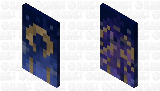 Golden moon cape Minecraft Mob Skin