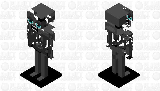 Endo Skeleton Minecraft Mob Skin