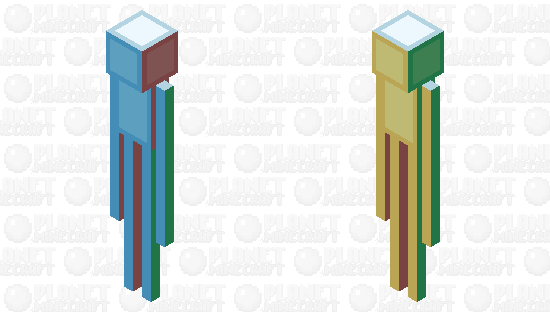 BlockBench Enderman Minecraft Mob Skin