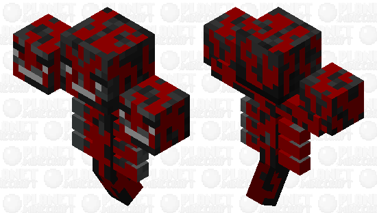 blood/cursed wither Minecraft Mob Skin