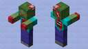 scared zombie Minecraft Mob Skin