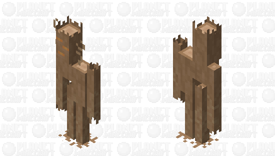 Living Oak Ceaking Minecraft Mob Skin