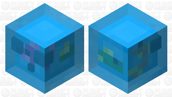 Minecraft Earth / Dungeons Tropical Slime Minecraft Mob Skin