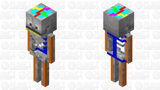 Skeleton Minecraft Mob Skin