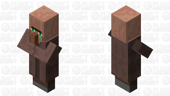 Crying Villager Minecraft Mob Skin