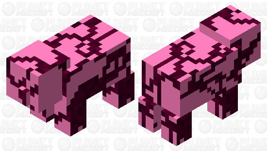 Bloody pig Minecraft Mob Skin