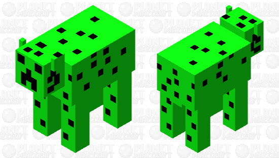 creeper cow Minecraft Mob Skin