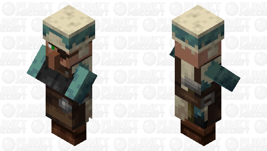 Snow Weaponsmith Minecraft Mob Skin