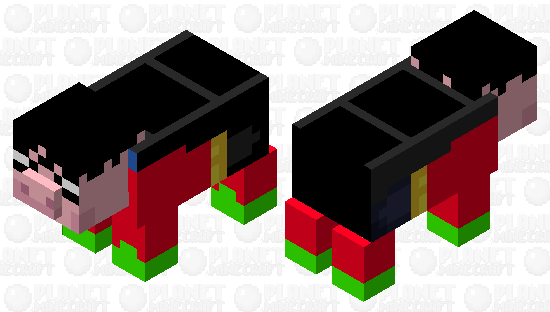 robin pig Minecraft Mob Skin