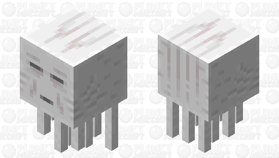 Traumatized ghast Minecraft Mob Skin