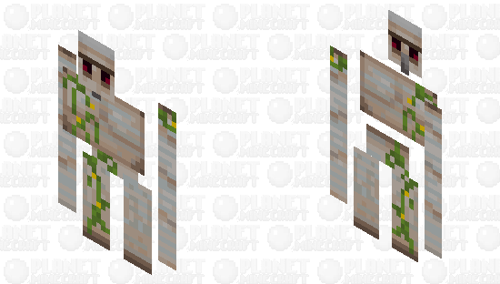 2d iron golem Minecraft Mob Skin