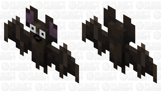 suprised bat Minecraft Mob Skin