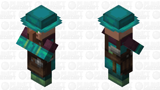 Warped Toolsmith Minecraft Mob Skin