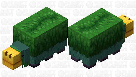 Green Sniffer Minecraft Mob Skin