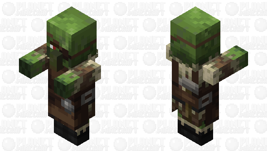 Taiga Zombie Weaponsmith Minecraft Mob Skin