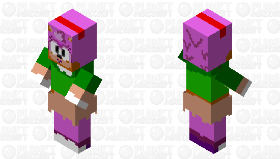 Sonic CD Amy! Minecraft Mob Skin