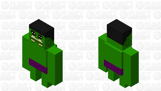 Incredible Hulk Minecraft Mob Skin