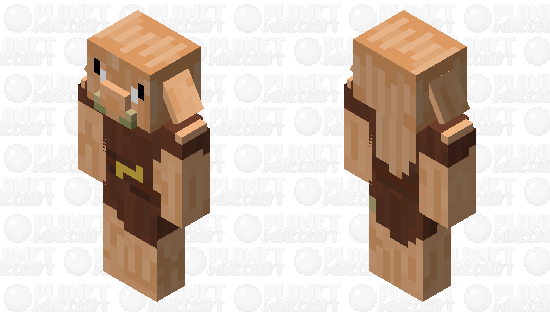 anime girl piglin Minecraft Mob Skin