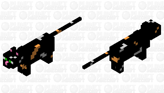 Tortoise shell cat Minecraft Mob Skin