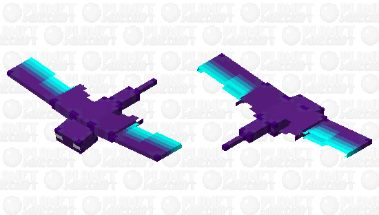 Retextured Phantom Minecraft Mob Skin