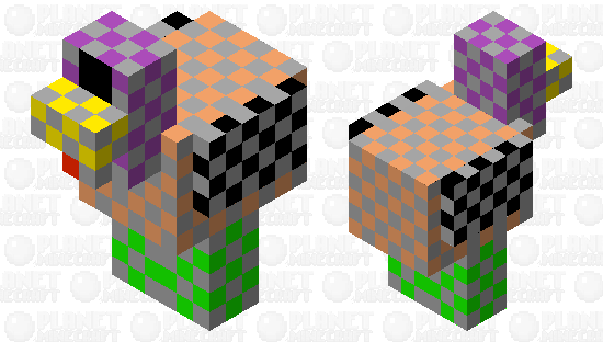 party chicken Minecraft Mob Skin