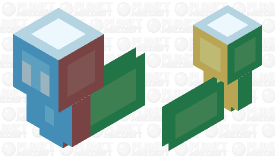 BlockBench Allay Minecraft Mob Skin