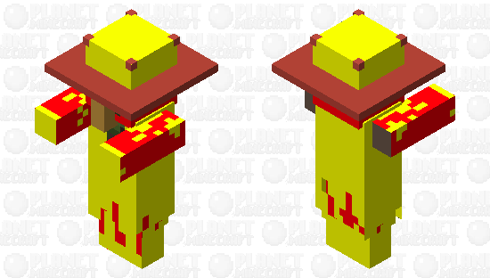 gold villager zombie Minecraft Mob Skin