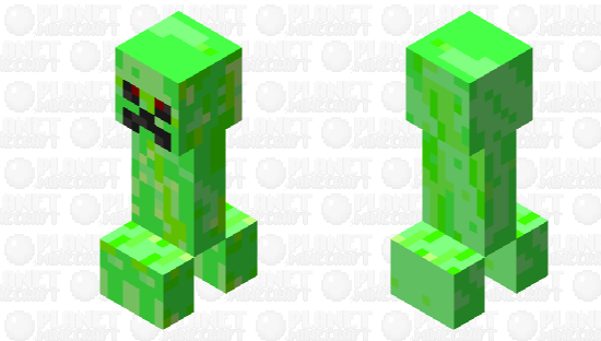 Creeper Minecraft Mob Skin