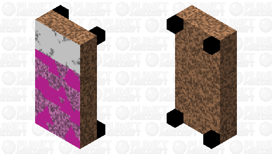 glitch pink bed Minecraft Mob Skin