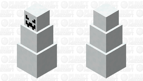 The Snowman Minecraft Mob Skin