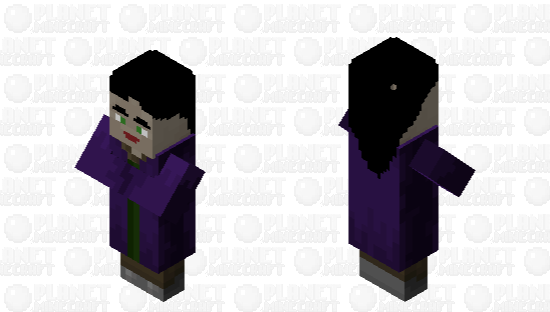 Happy Witch Minecraft Mob Skin