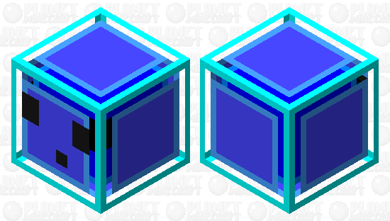 lime blue slime Minecraft Mob Skin