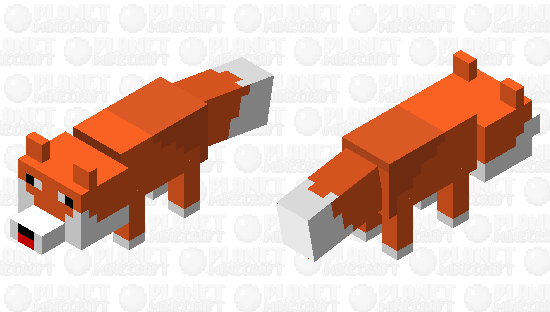 real fox Minecraft Mob Skin