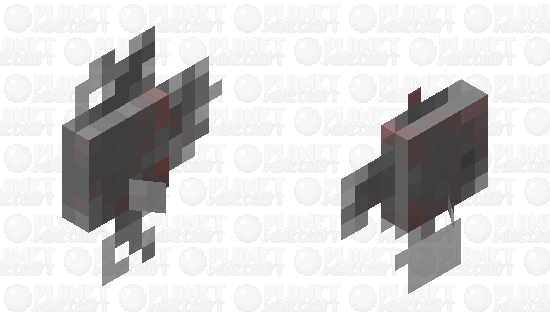 Undead fish Minecraft Mob Skin