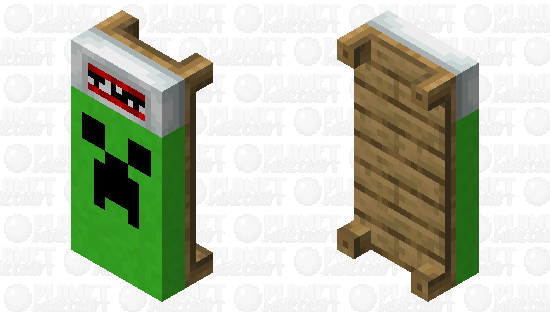 creeper bed (with tnt pillow) Minecraft Mob Skin