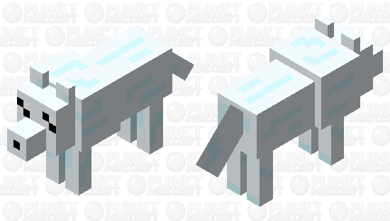 Baby polar bear Minecraft Mob Skin