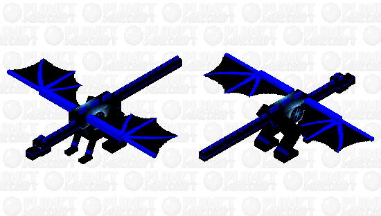 Versatile Electric Dragon Minecraft Mob Skin