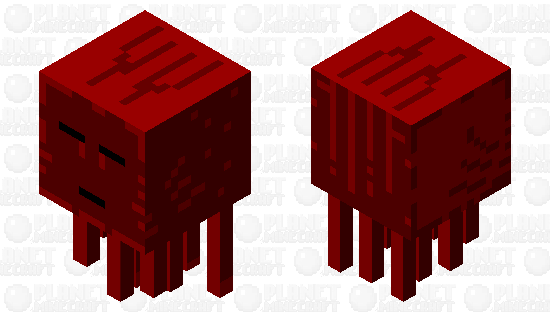 Blood Ghast Re-upload Minecraft Mob Skin