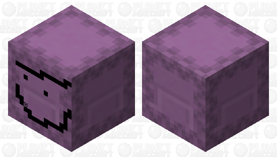 Sigma shulker, inside is also sigma Minecraft Mob Skin