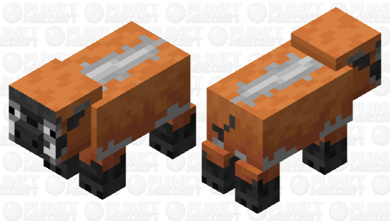 Red River Hog Minecraft Mob Skin