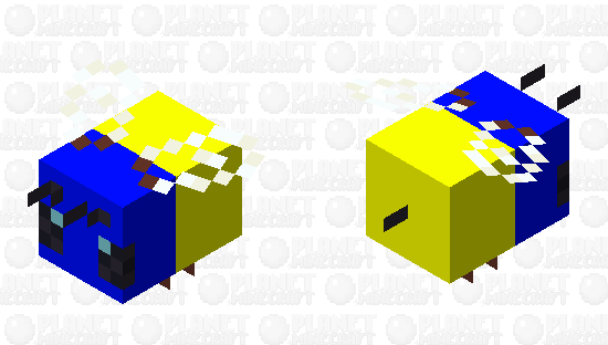 ukranian bee Minecraft Mob Skin