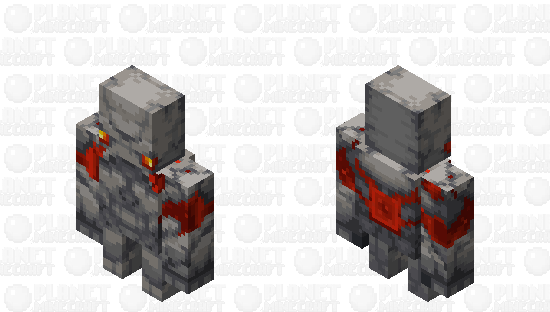 Redstone golem Minecraft Mob Skin