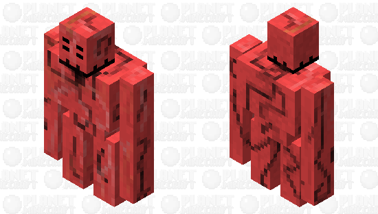 Crimson golem Minecraft Mob Skin