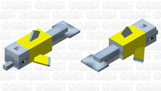 Dolphin with sweater Minecraft Mob Skin