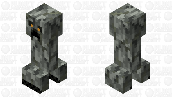 Pale Oak Creeper Minecraft Mob Skin